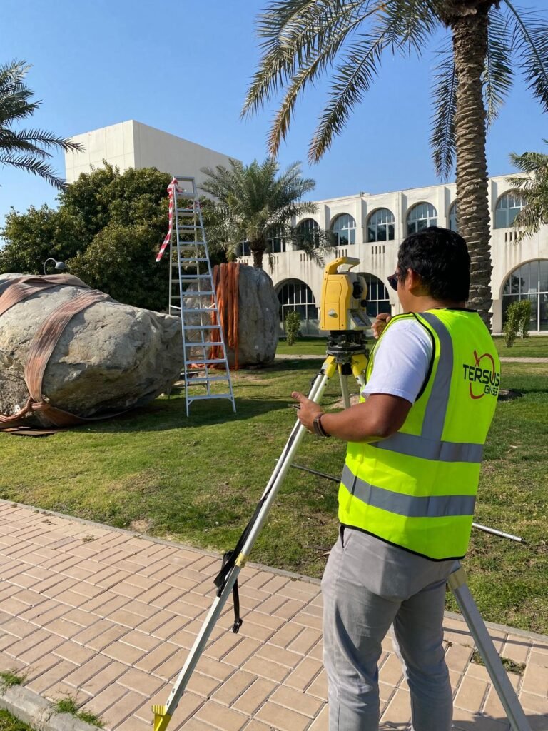 land survey in Saudi Arabia.